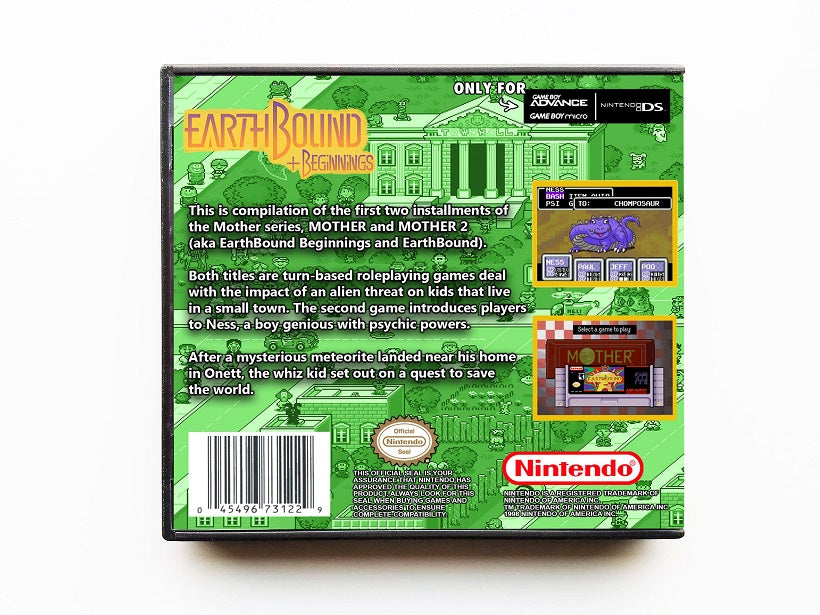 Mother 1 + 2 (Earthbound + Beginnings) - English Gameboy Advance GBA ...