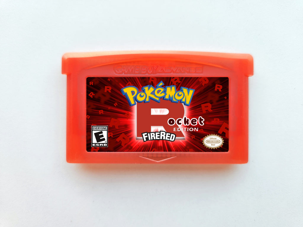 Pokemon Fire Red Rocket Edition (Gameboy Advance - GBA) Custom Fanmade ...