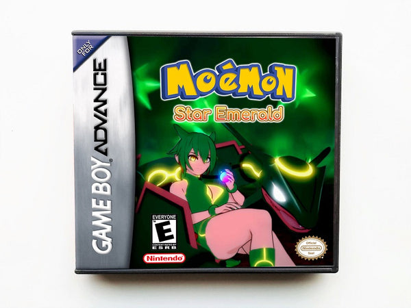 Pokemon Moemon Star Emerald (Gameboy Advance GBA) Custom Fan made Hack ...