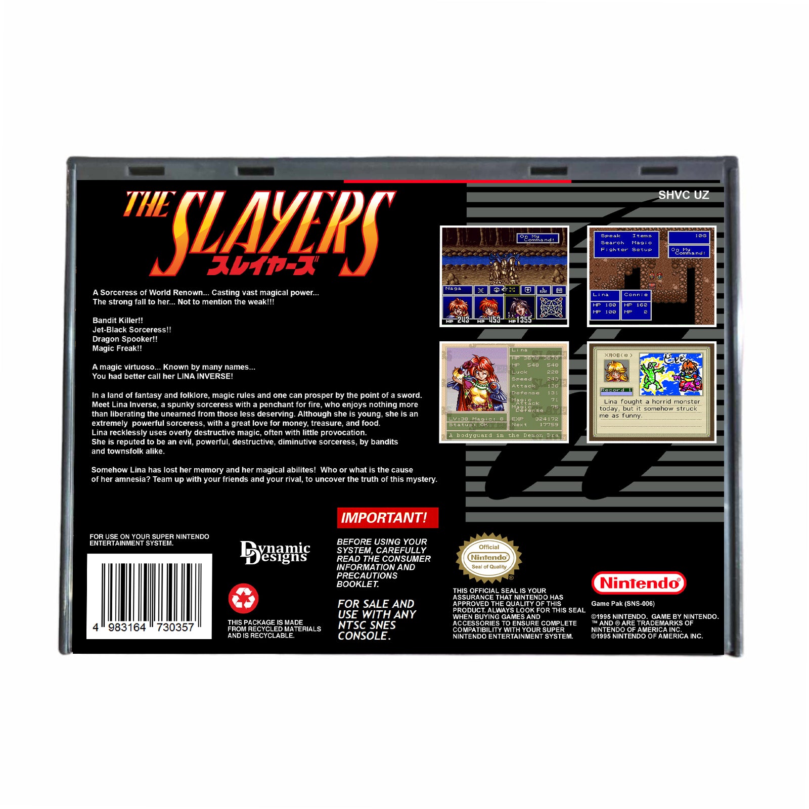 Slayers (JRPG) - (SNES - Super Nintendo) English Translated – Retro ...
