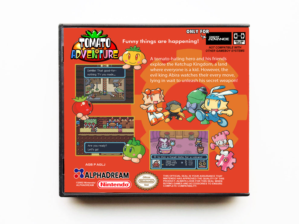 Tomato Adventure JRPG - English Translated for Gameboy Advance (GBA ...