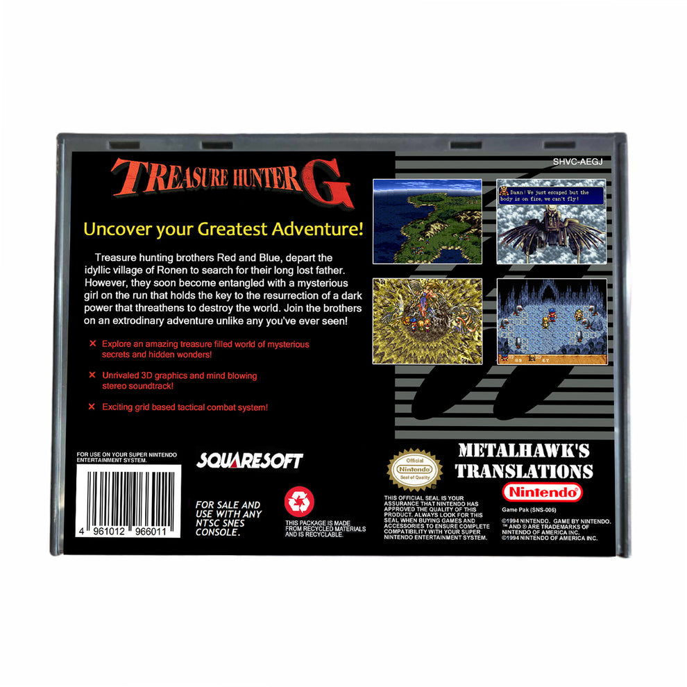 Treasure Hunter G JRPG - (SNES) English Translated – Retro Gamers US