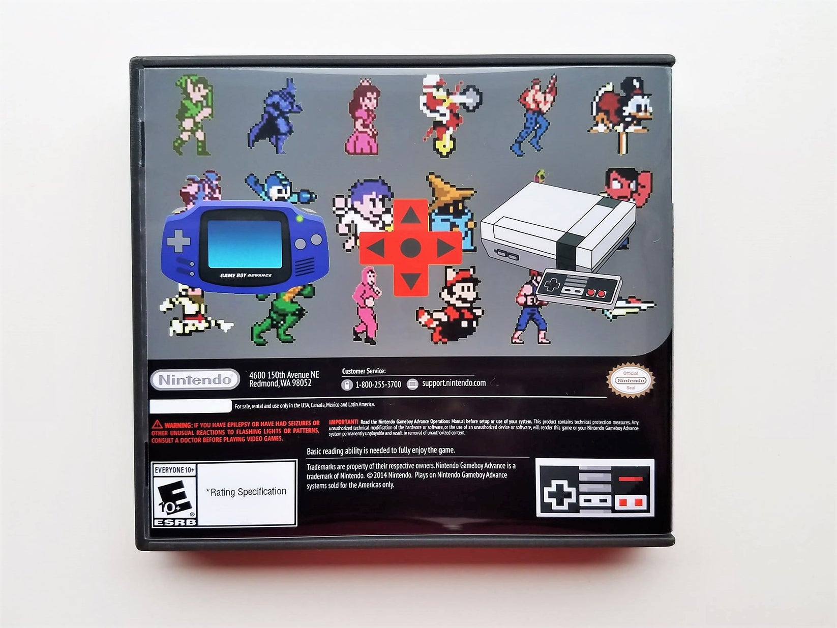 150 in 1 NES - Multicart English Gameboy Advance (GBA) Gray Edition ...