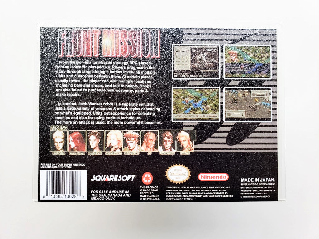 Front Mission - SNES English Translated – Retro Gamers US