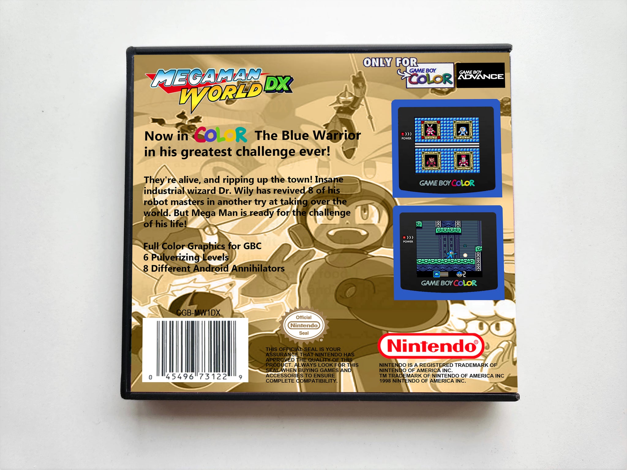 Mega Man World 1 DX (Gameboy Color GBC) – Retro Gamers US