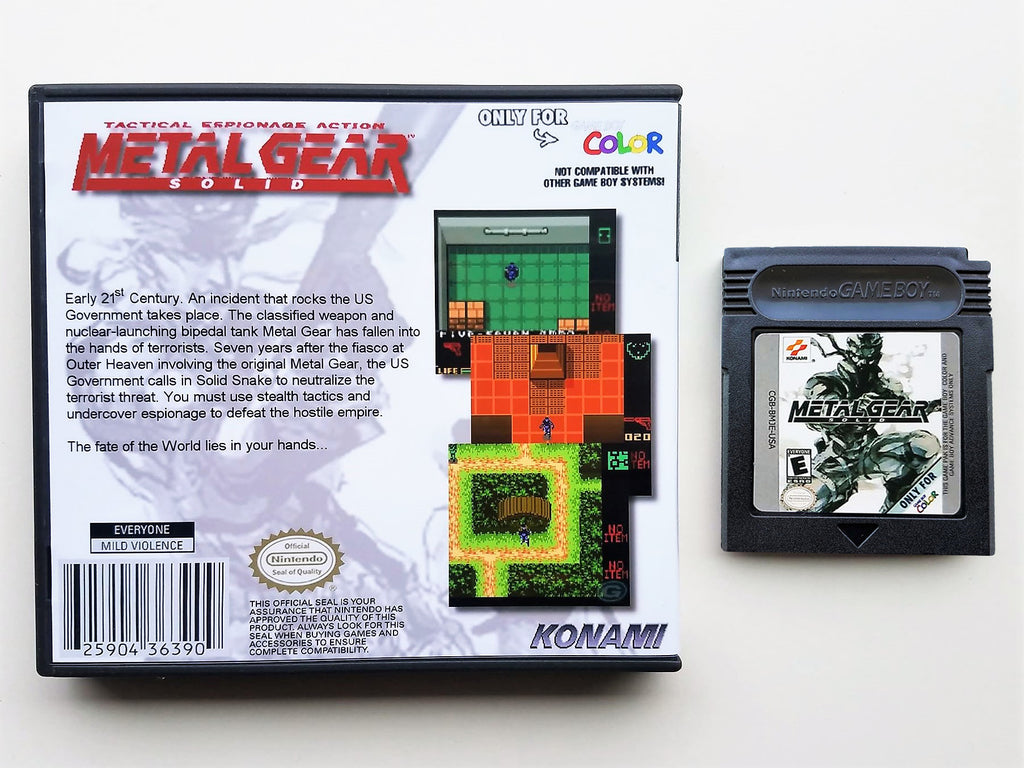 Metal Gear Solid Gameboy Color (GBC) – Retro Gamers US