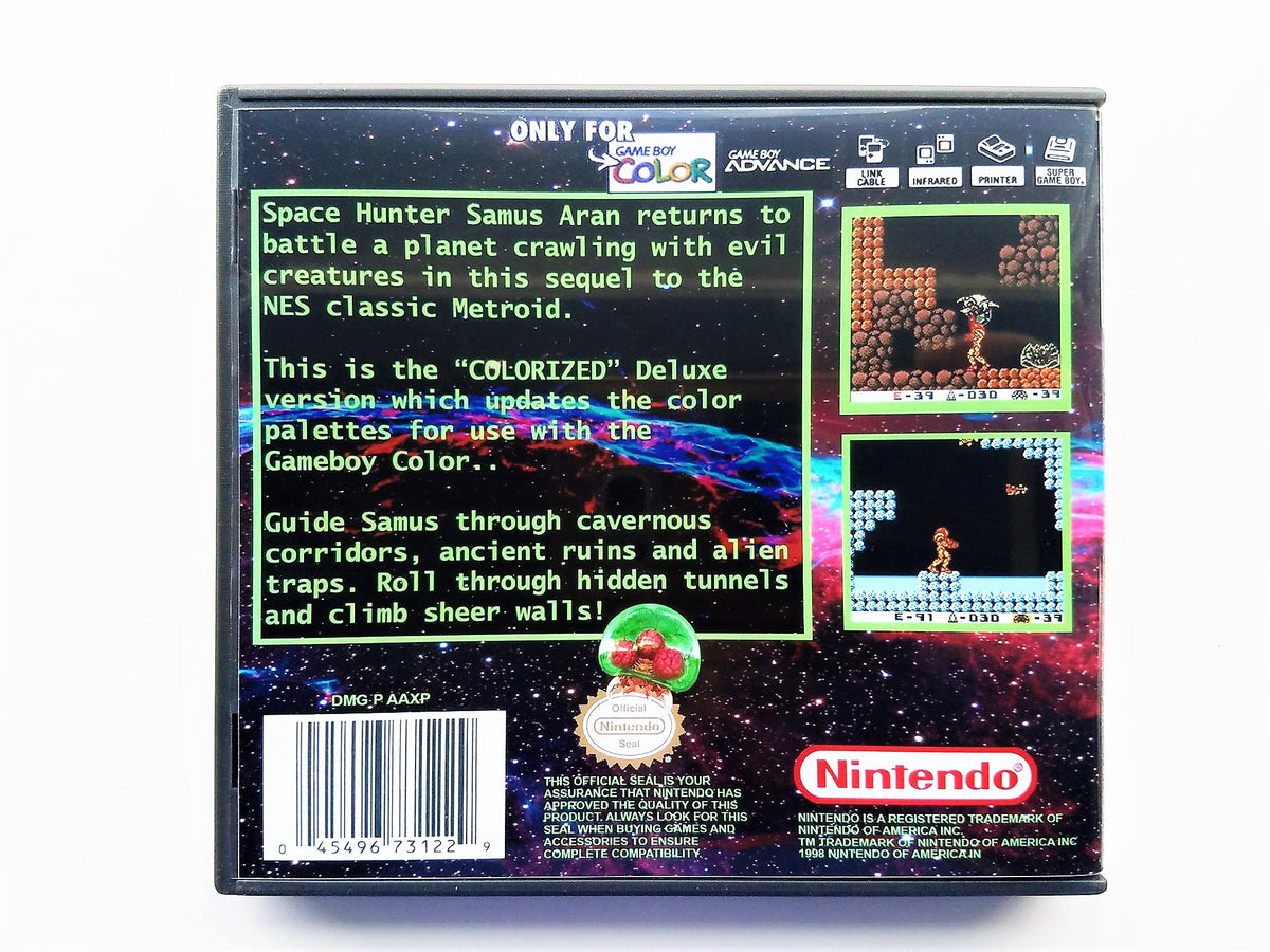 Metroid II DX Deluxe 'Color Update' (GBC) – Retro Gamers US