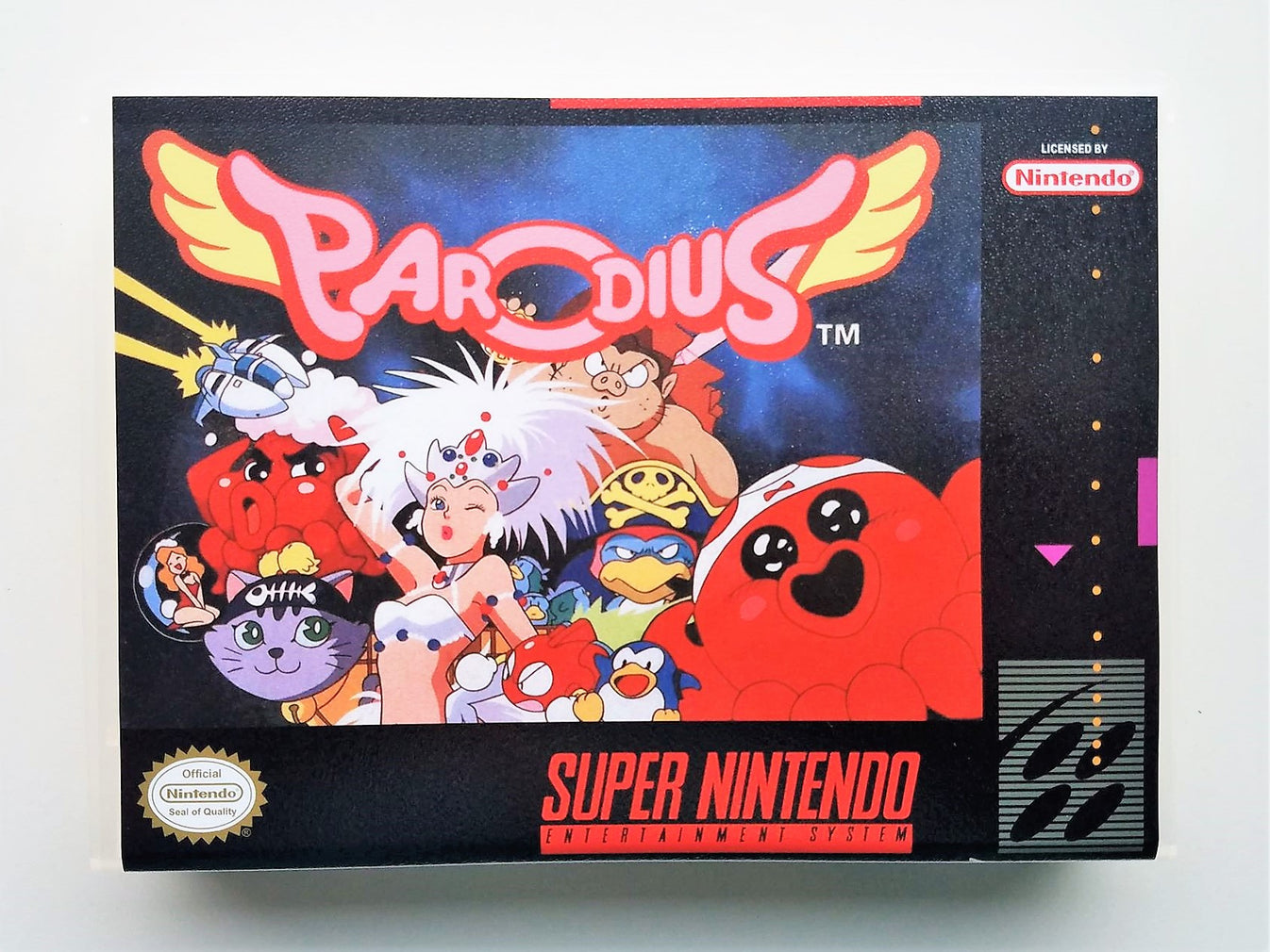 Parodius (SHMUP Space Shooter)- Super Nintendo SNES – Retro Gamers US