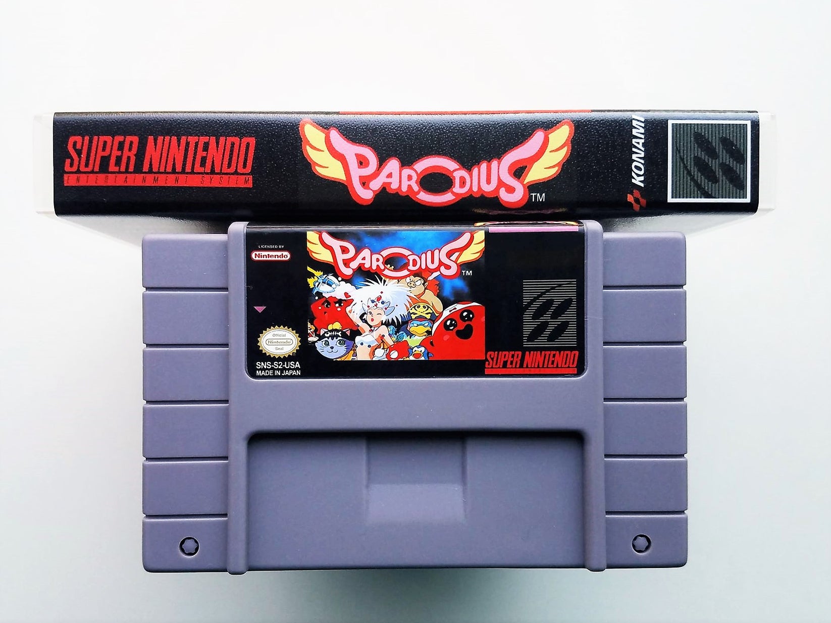 Parodius (SHMUP Space Shooter)- Super Nintendo SNES – Retro Gamers US