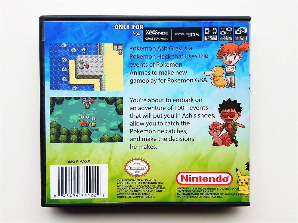 Pokemon Ash Gray (Gameboy Advance - GBA) Custom Fan made Hack – Retro ...