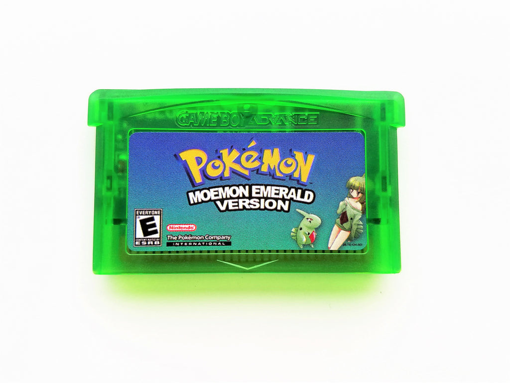 Pokemon Moemon Emerald Ver. (Gameboy Advance GBA) Custom Fan made Hack ...