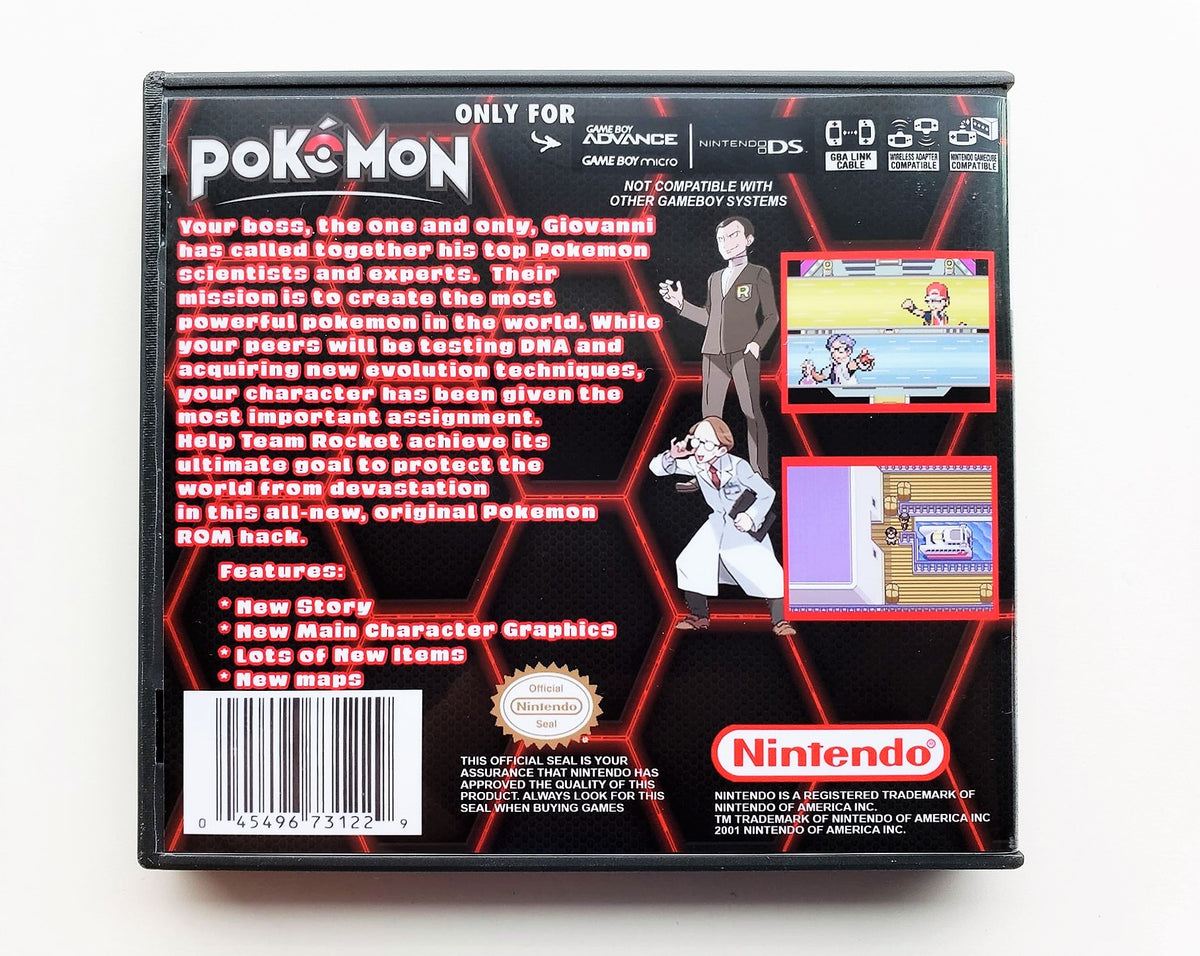Pokemon Rocket Science (Gameboy Advance GBA) Custom Fan made Hack ...