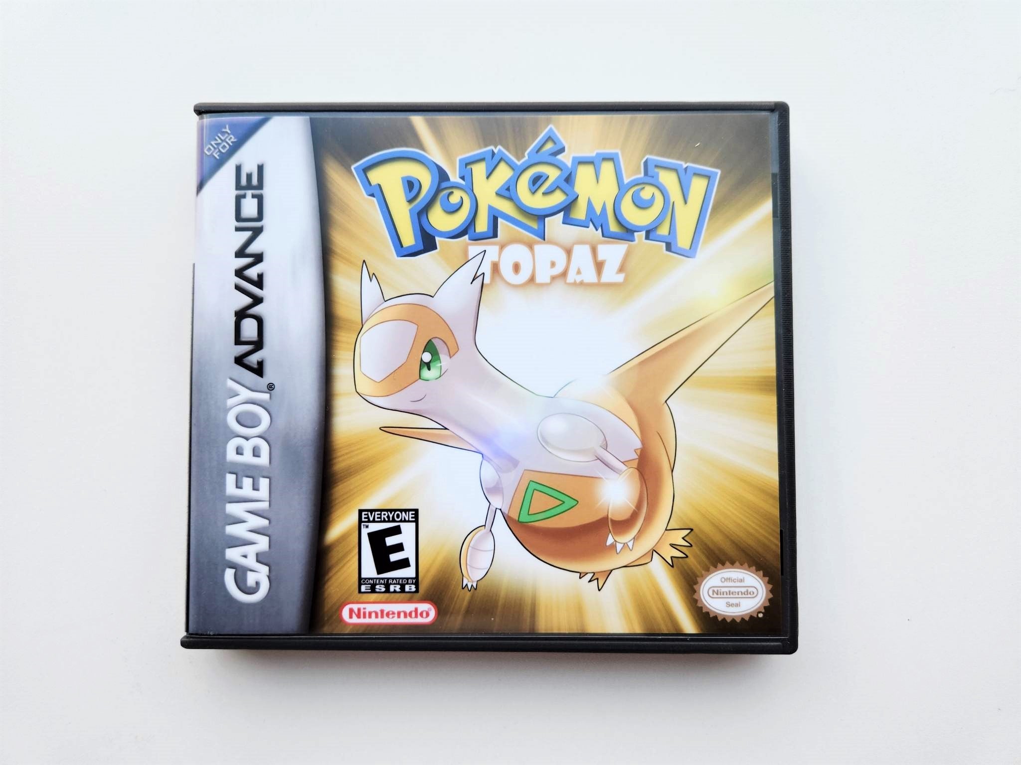 Pokemon Topaz (Gameboy Advance GBA) Custom Fan made Hack Fakemon ...