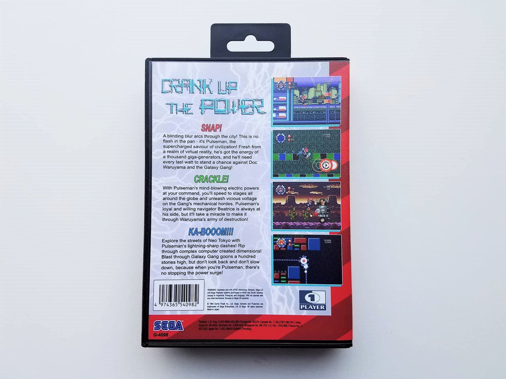 Pulseman (Sega Genesis) – Retro Gamers US