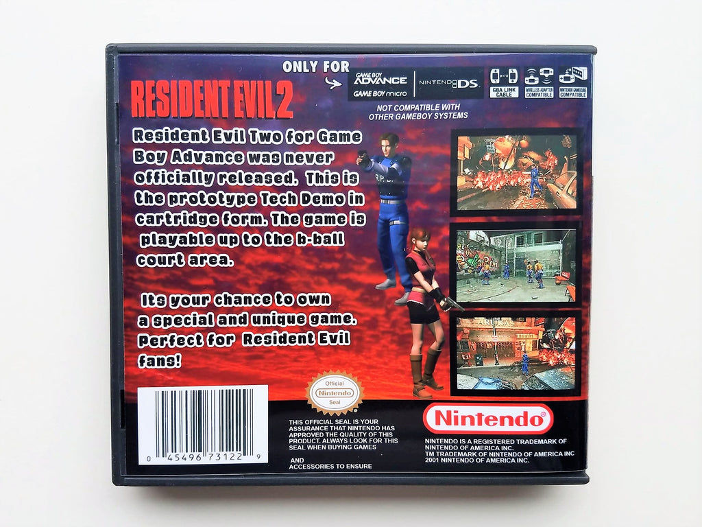 Resident Evil 2 Unreleased Prototype (Gameboy Advance) Survival Horror ...