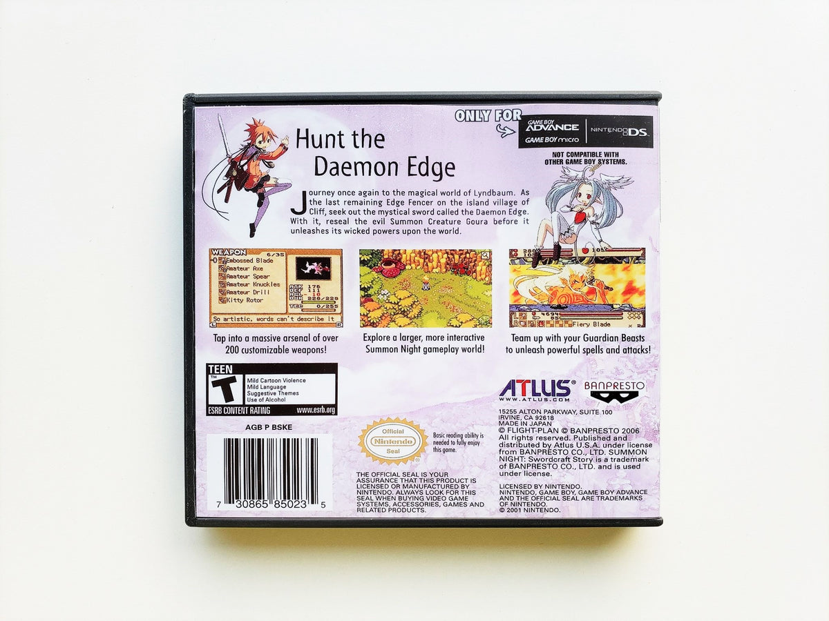 Summon Night Swordcraft 1 & 2 Gameboy Advance GBA – Retro Gamers US